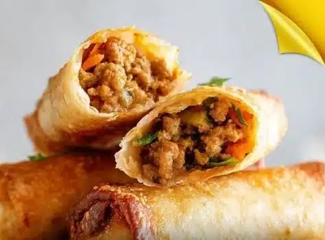 Crispy Baked Turkey Egg Rolls