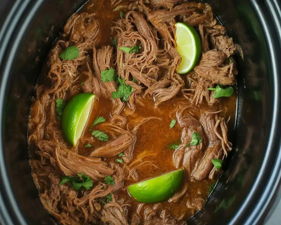 Savory Barbacoa in Crockpot Recipe for Easy Weeknight Dinners