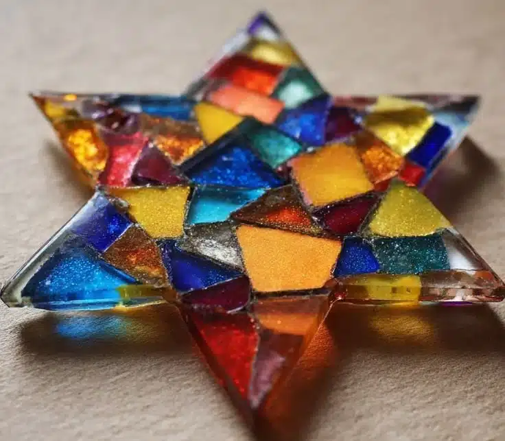 Crayon Shaving Stained Glass Shapes | Easy Kids Craft and Colorful DIY ...