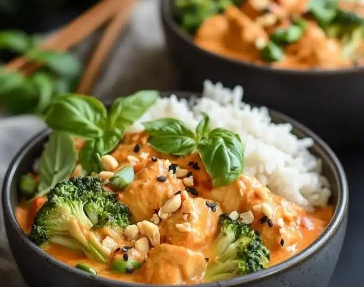Thai Red Curry with Chicken Nagi Pressure Cooker Recipe